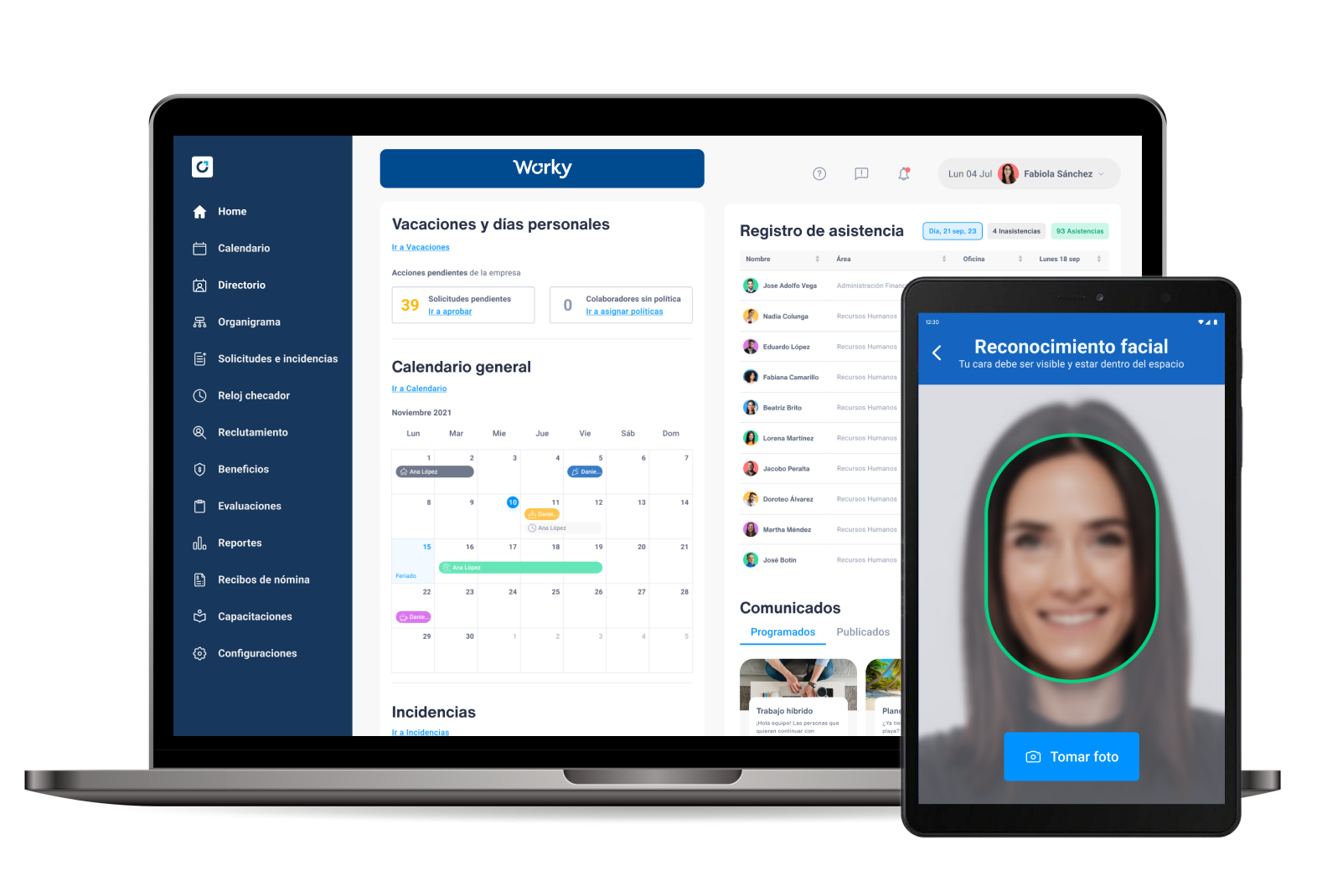 Worky Software de Recursos Humanos y Nómina | Gestión integral de equipos